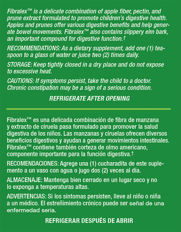 Fibralex (8 oz Powder) - Children's Fiber Supplement– Health Hispanica®