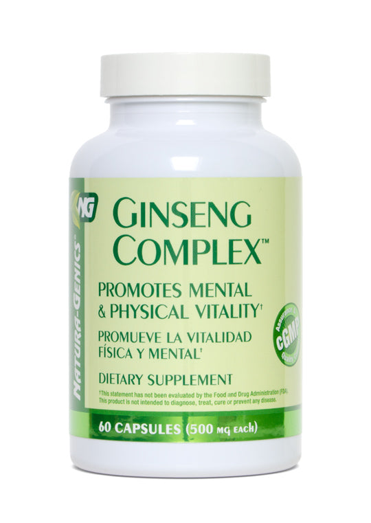 Ginseng Complex Supplements (60 Capsules) - Health Hispanica– Health ...