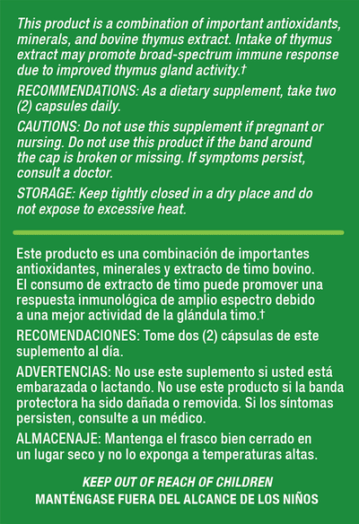 Immune T-Cells Supplements (60 Capsules) - Health Hispanica– Health ...