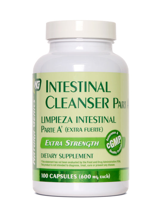 Intestinal Cleanser Part A - Extra Strength Supplements (100 Capsules ...