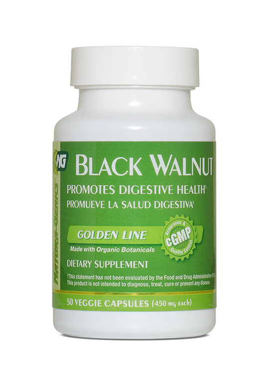 Organic Black Walnut Supplements (50 Veggie Capsules) - Health ...