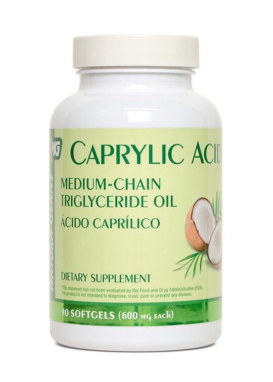 Caprylic Acid Supplements (90 Softgels) - Health Hispanica– Health ...