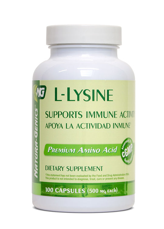 L-Lysine Supplements (100 Veggie Capsules) - Health Hispanica– Health ...